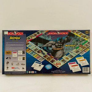Hasbro | Games | Vintage Monopoly Batman Collectors Edition Board Game ...
